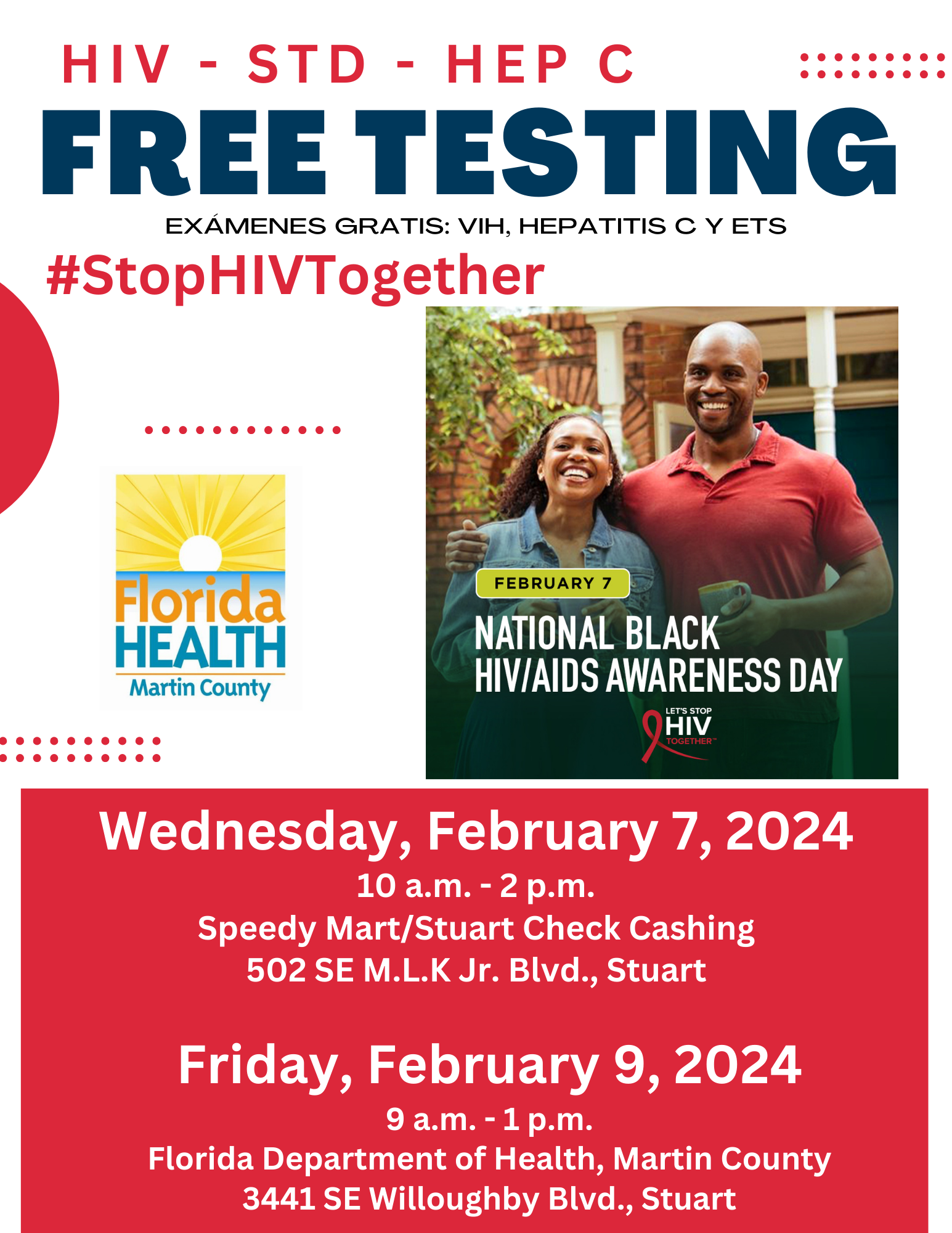 Free HIV, STD, Hep C Testing | Florida Department of Health in Martin